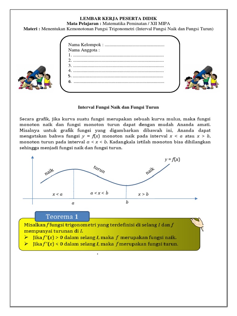 Interval Naik Turun Fungsi Trigonometri | PDF | Metode & Bahan Ajar