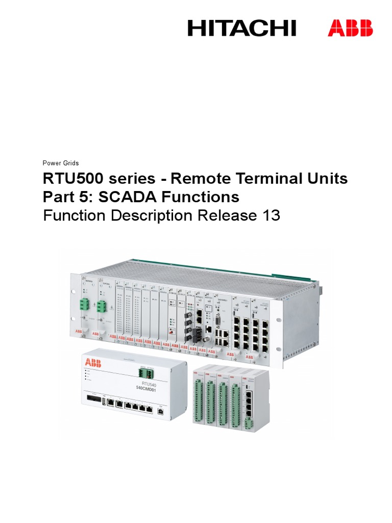 Part5 SCADA Functions Release 13 en | PDF | Parameter (Computer Programming) | Analog To Digital ...