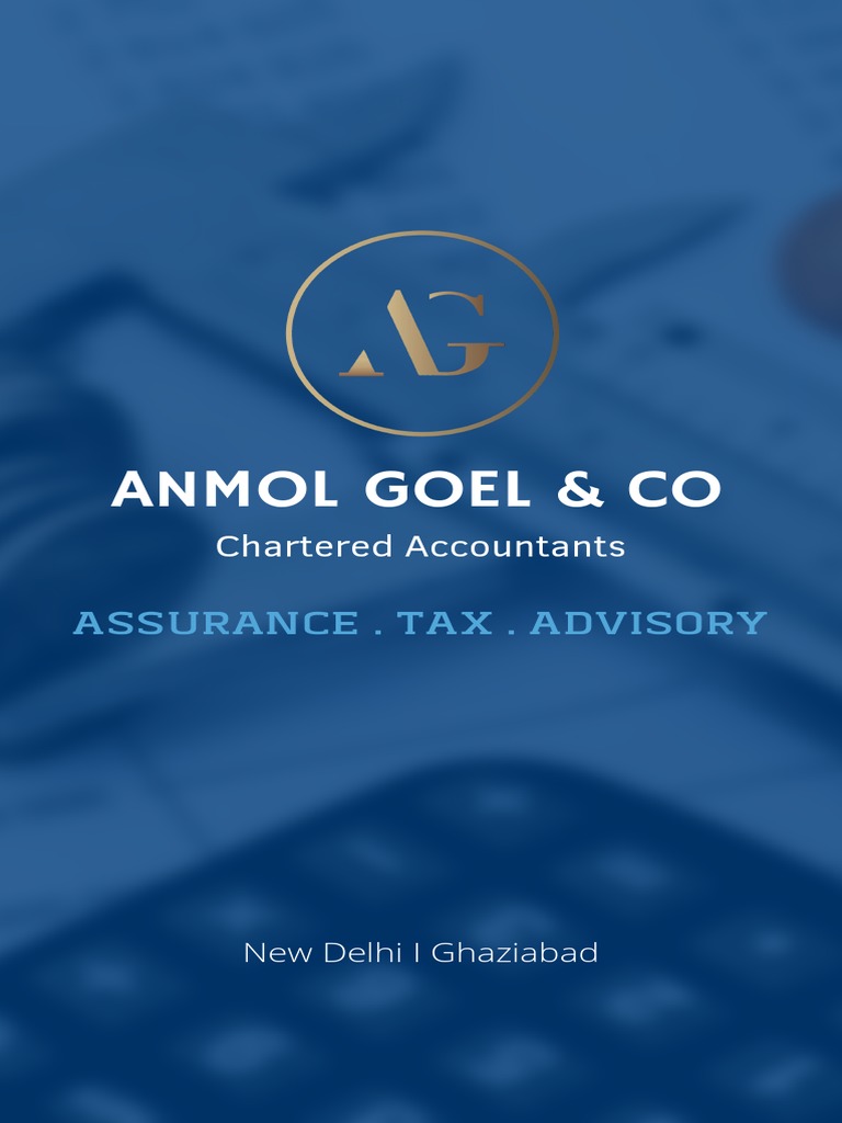 Anmol Goel & Co - Profile | PDF | Taxes | Audit