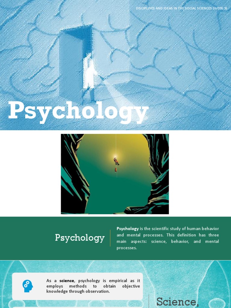 Week 4.1 - Psychology | PDF | Psychology | Science