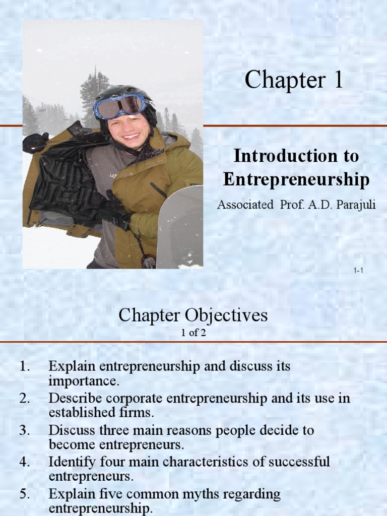 Introduction To Entrepreneurship | PDF | Entrepreneurship | Cognition