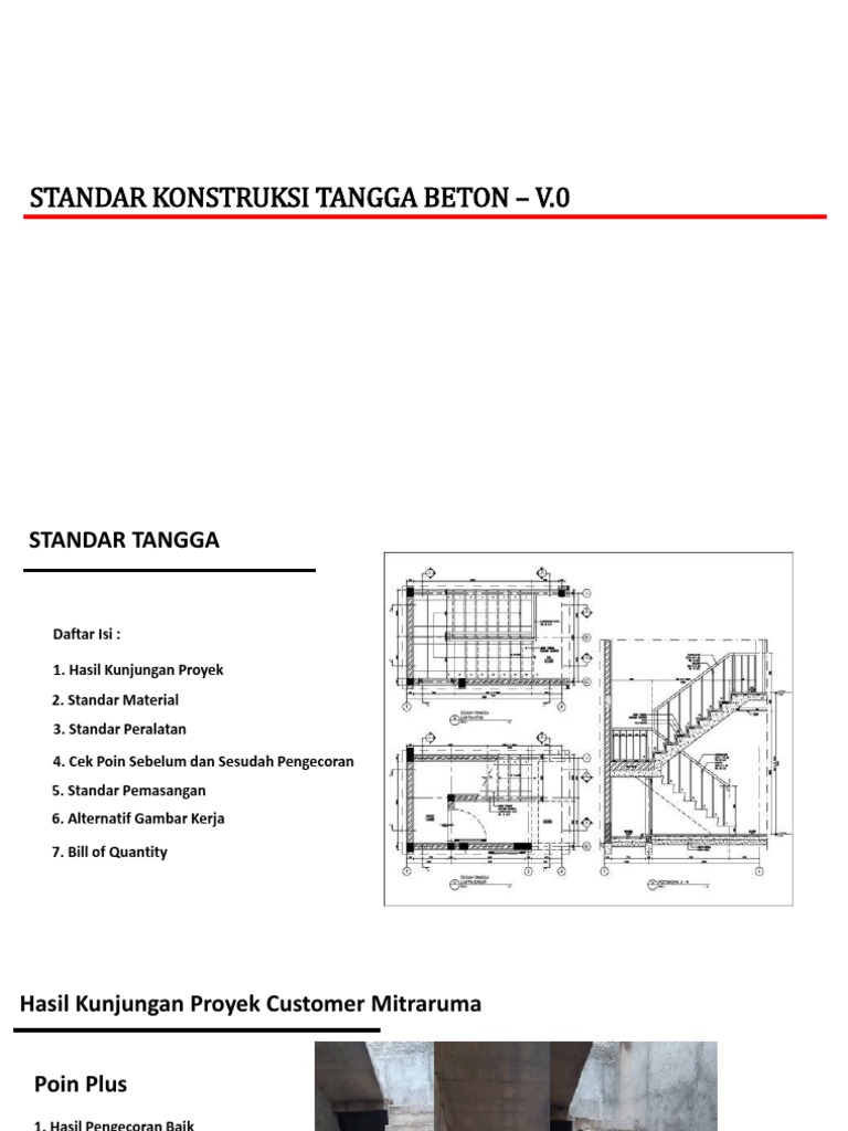 Standar Tangga v.0 | PDF