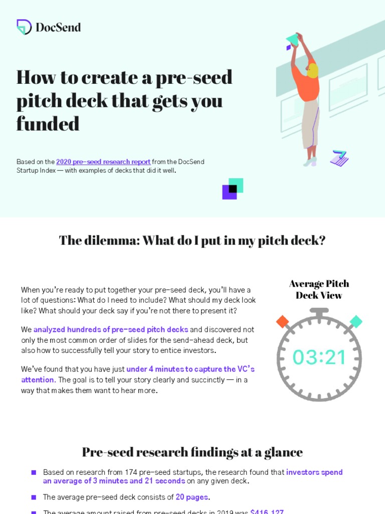 How To Create A Pitch Deck That Gets You Funded | PDF | Business Model ...
