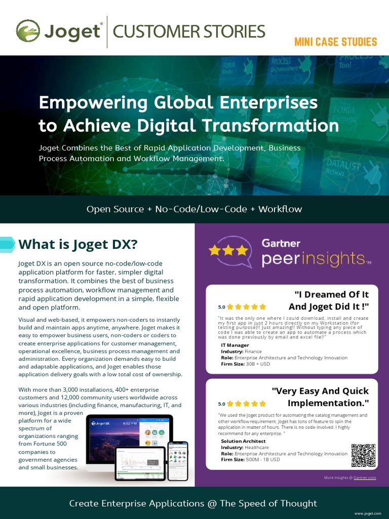 Joget Mini Case Studies Telecommunication | PDF | Automation | Web Application