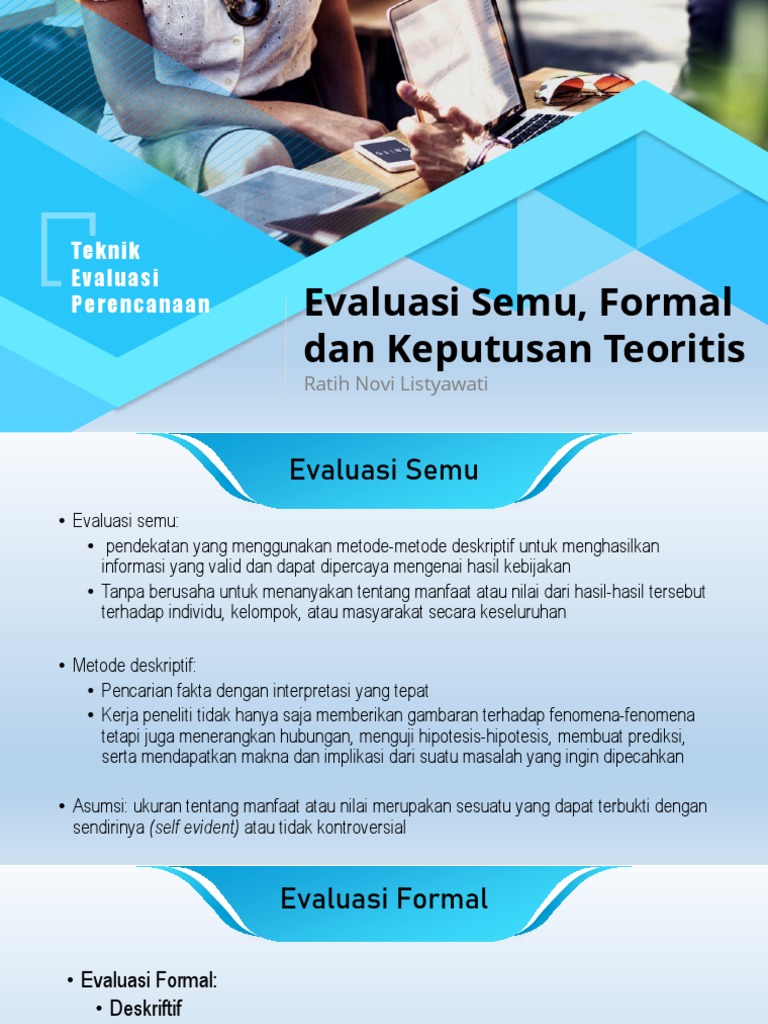 4-5 Evaluasi Semu Dan Formal | PDF
