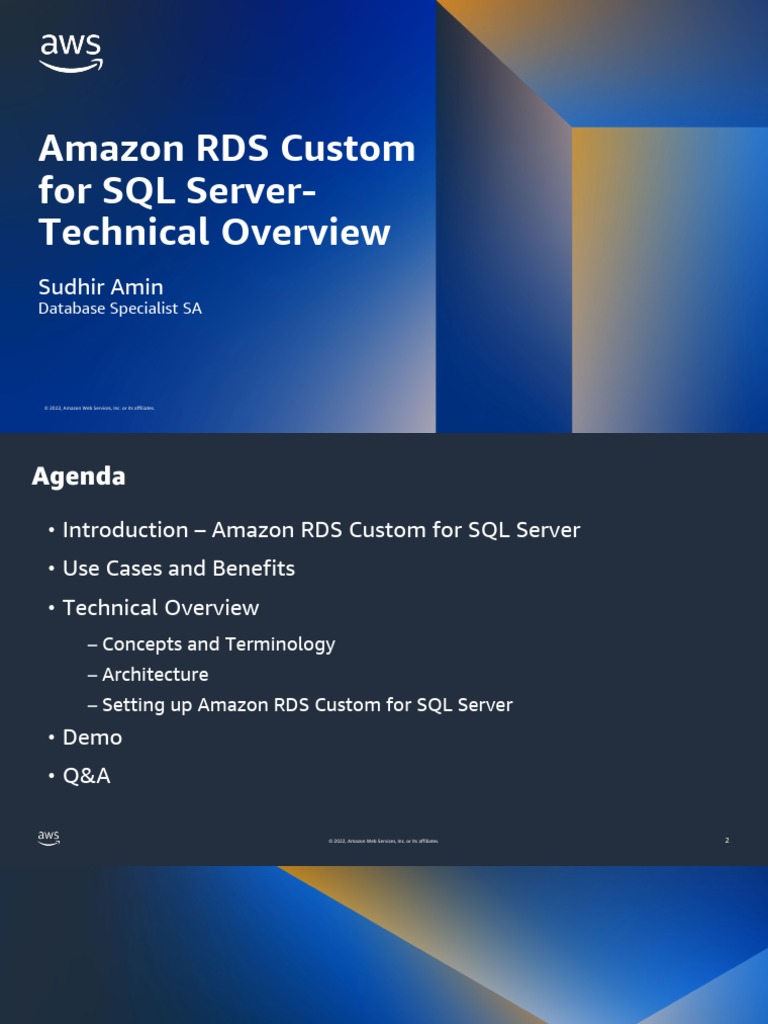 Amazon RDS Custom | PDF | Amazon Web Services | Cloud Computing