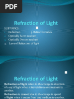 Worksheet Refractive Index Numericals CH - 10 Light Class - X | PDF ...
