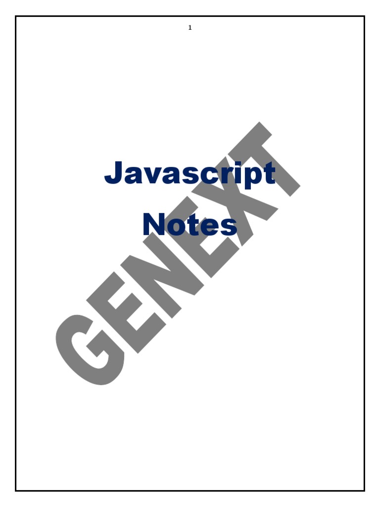 JavaScript Notes: A Comprehensive Guide to JavaScript Fundamentals ... JavaScript Notes: A Comprehensive Guide to JavaScript Fundamentals ...