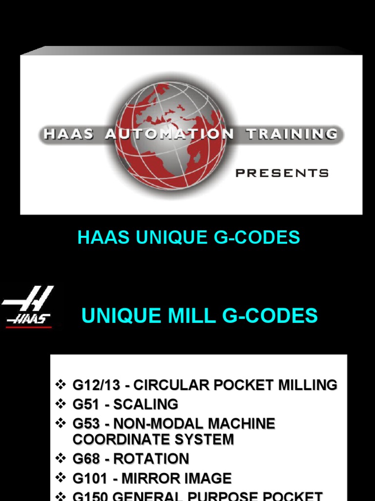 Unique G Codes | PDF | Subroutine | Rotation