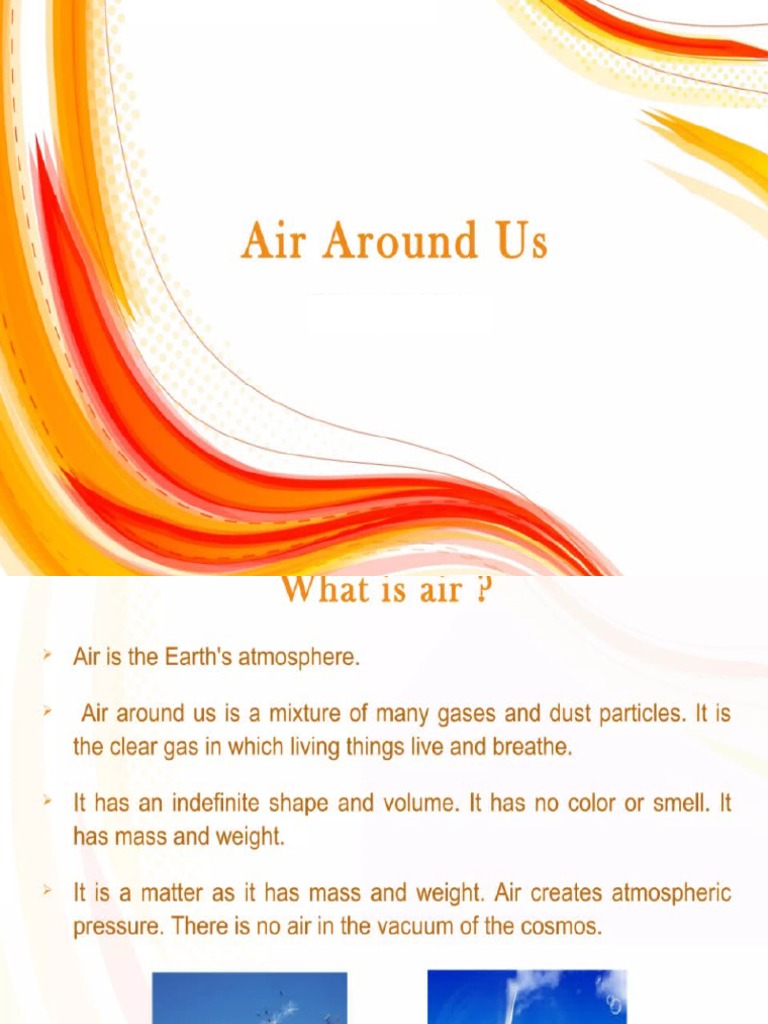 Air Around Us PPT Science Class 6 | PDF