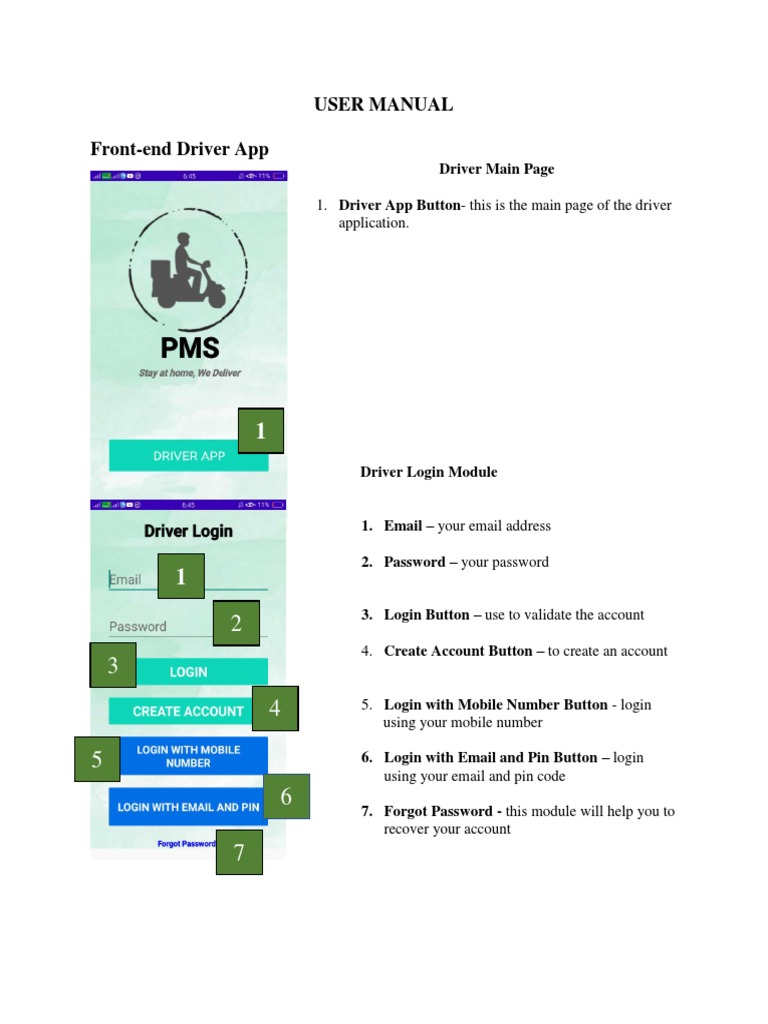 Mobile Parcel Management (User Manual) | PDF | Personal Identification ...