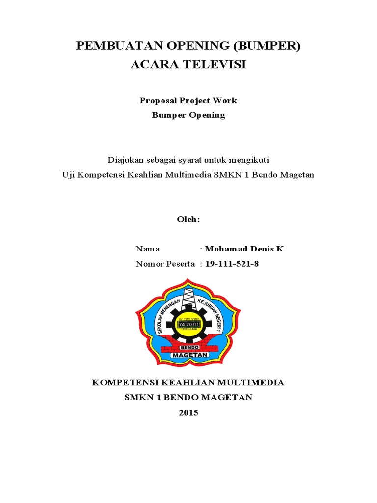 Pembuatan Bumper Opening Acara TV | PDF | Komputer