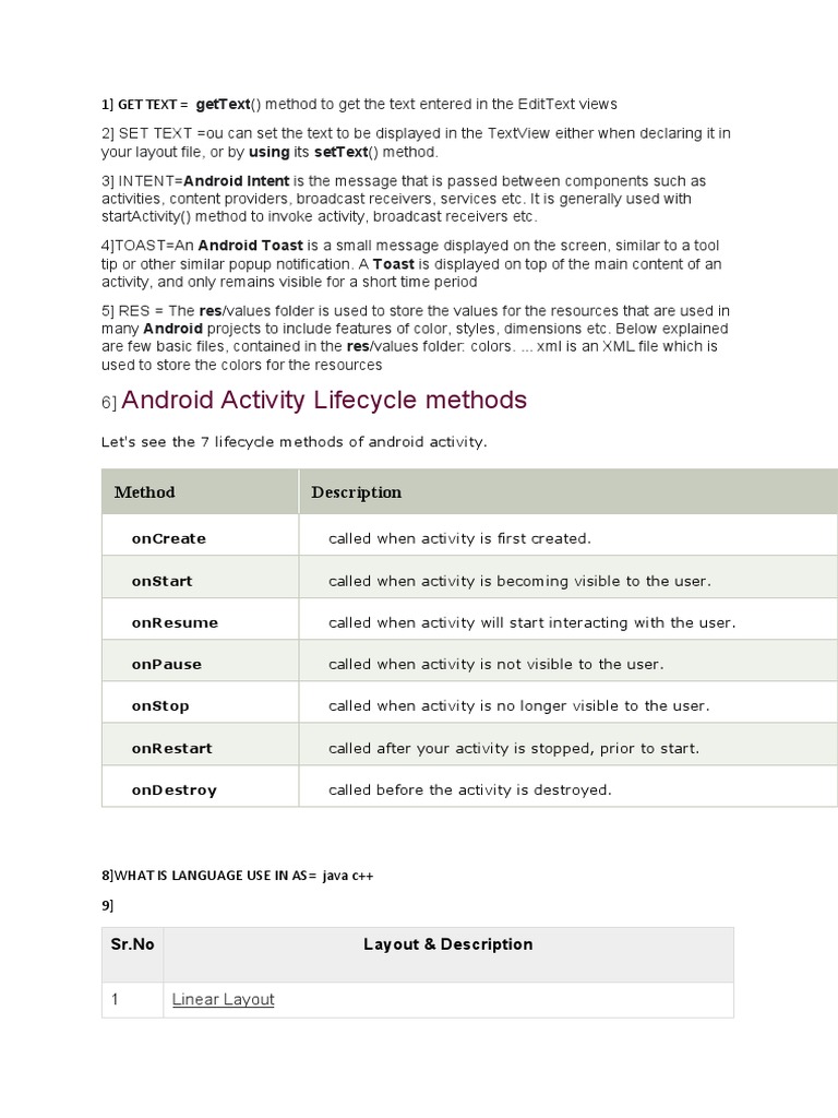 ADF Notes | PDF | Android (Operating System) | Page Layout