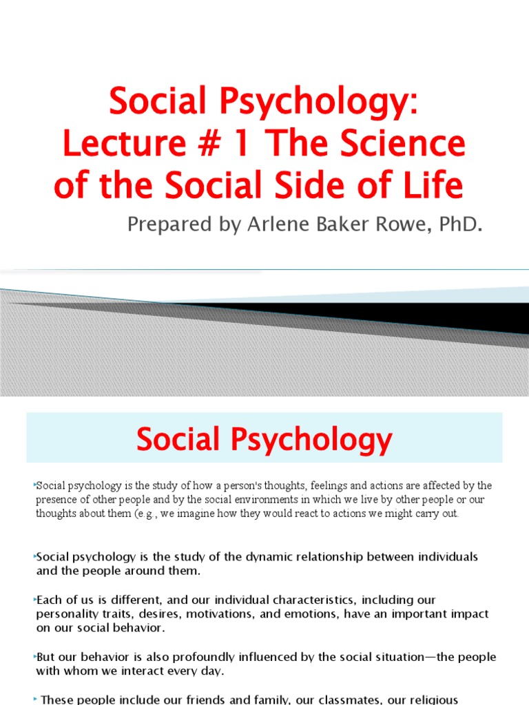 Understanding Human Social Behavior | PDF | Social Psychology | Psychology