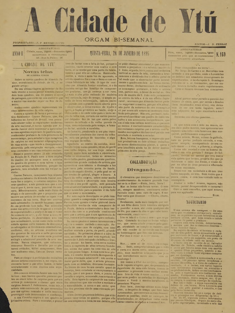 A Cidade de Ytu Ano2 n169 1895 | PDF