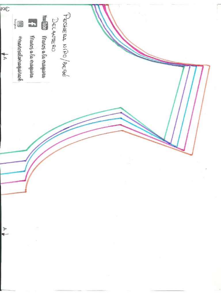 Patron Pechera Escolar Niñosbebes | PDF