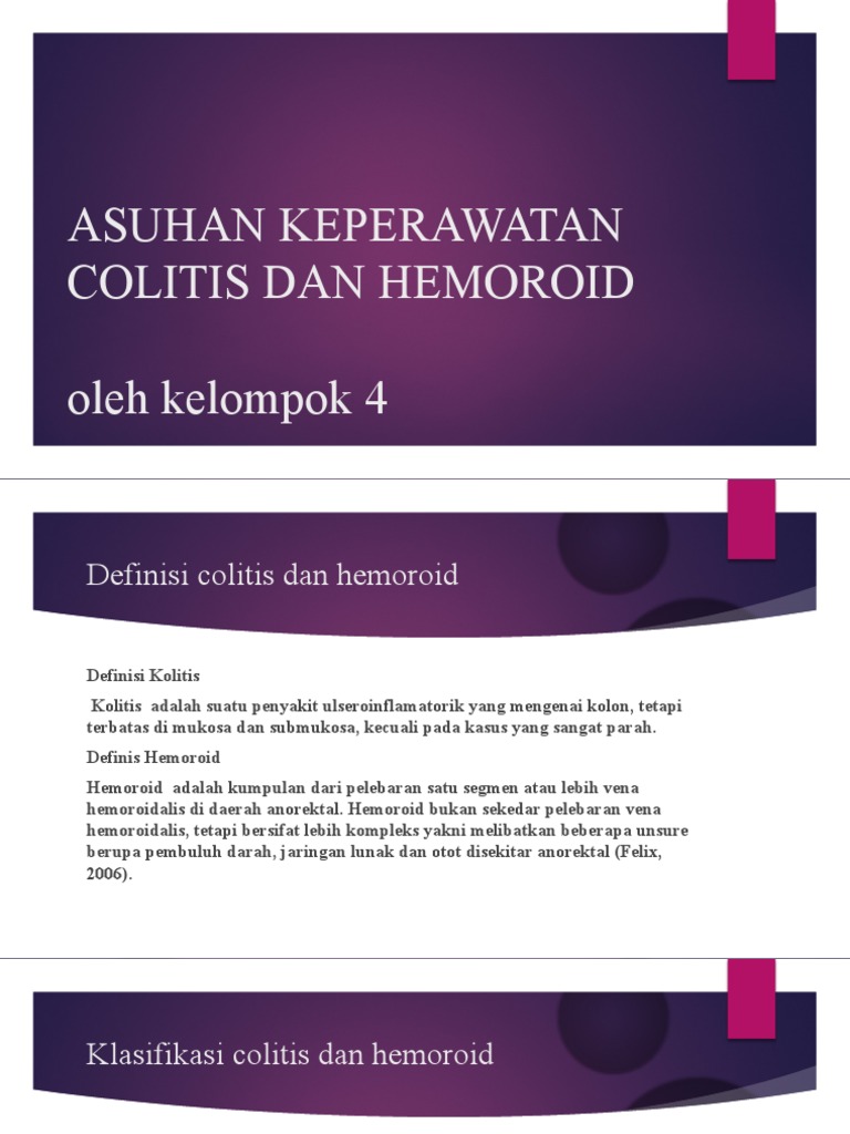 Colitis Hemoroid | PDF