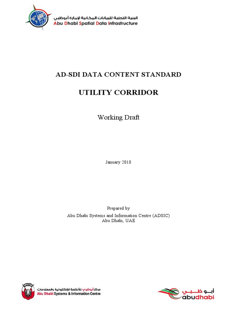 18data Standards - Utility Corridor | PDF