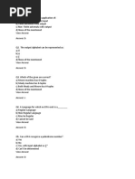 Automata Theory Questions and Answers | PDF | Areas Of Computer Science | Models Of Computation