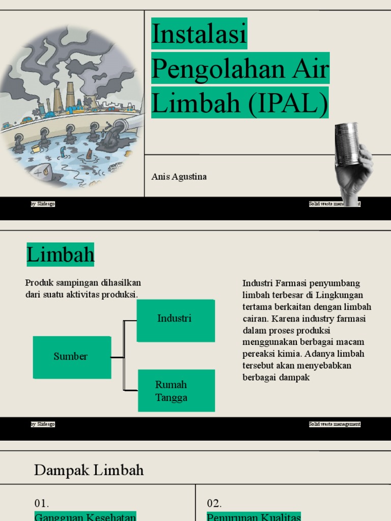 Pengelolaan Limbah Cair Di Industri Farmasi | PDF