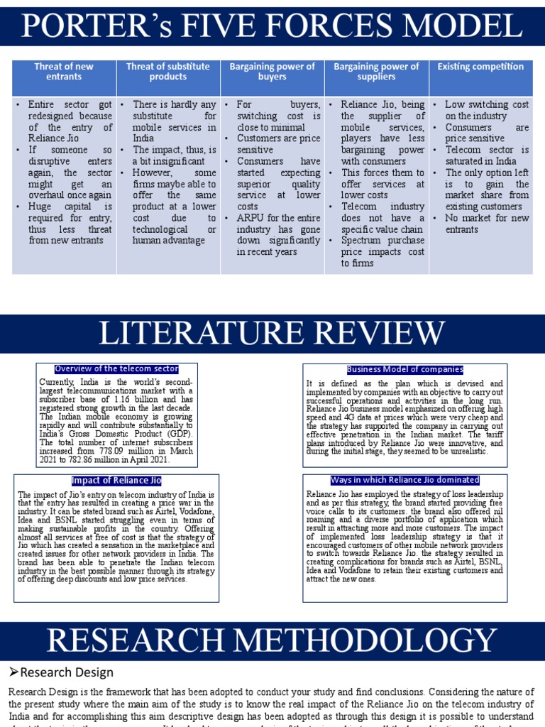 Reliance Jio MP Section 2 | PDF | Survey Methodology | Quantitative ...