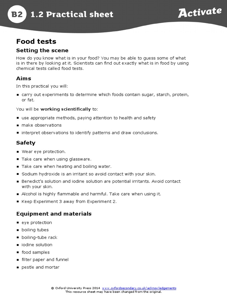 Oxo Act02 b102 ps00 Xxaann | PDF | Experiment | Water