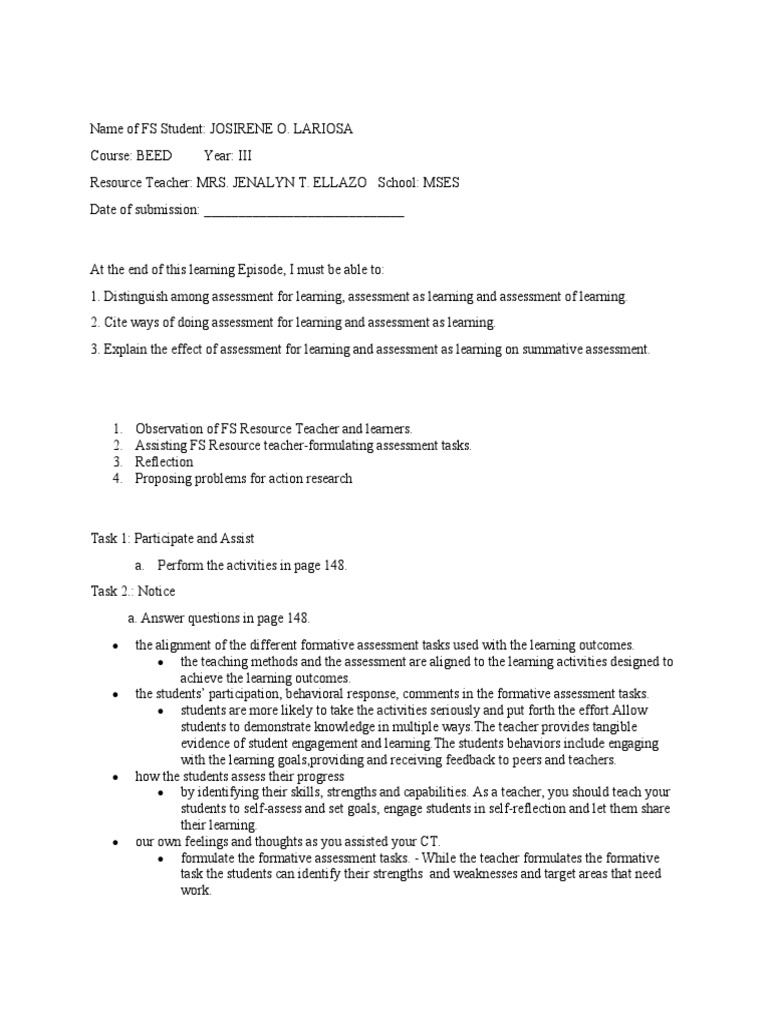 FS2 Ep16 | PDF | Educational Assessment | Learning