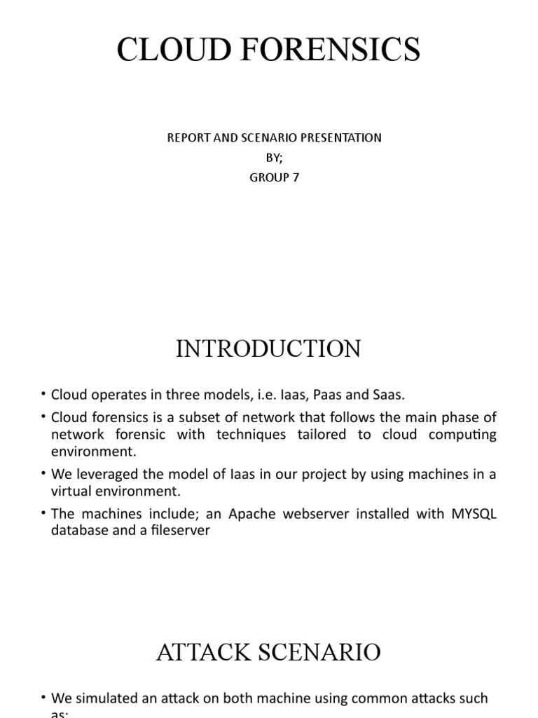 Cloud Forensics | PDF