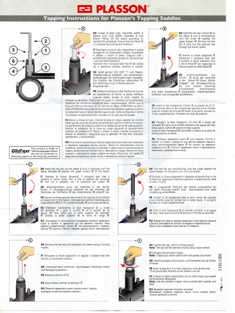 Tapping Tee Manual de Instalacion | PDF