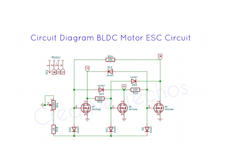 Schematic BLDC - ESC - Circuit | PDF