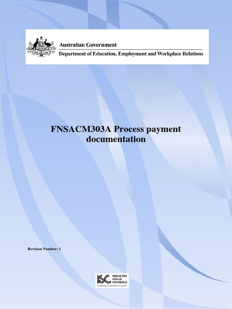 What Is Process Payment Documentation