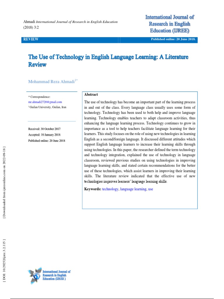 Sample Literature Review | PDF | Learning | Teaching Method