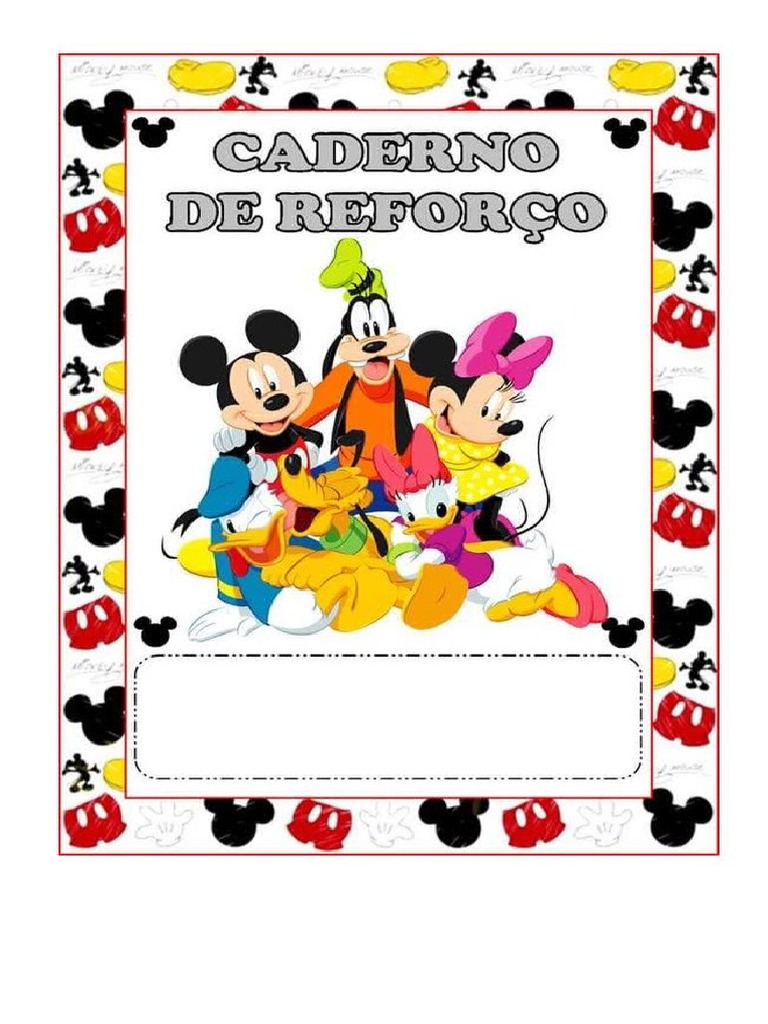 CAPA PARA CADERNO DE REFORÇO | PDF