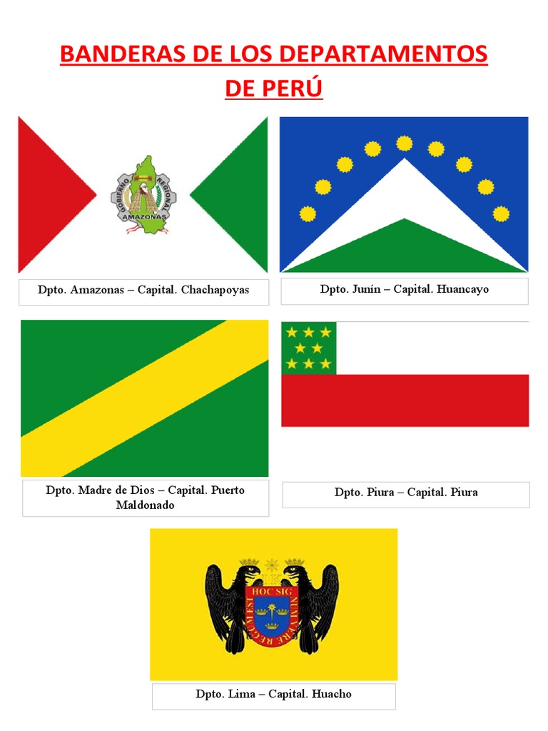 Banderas de Los Departamentos de Perú | PDF