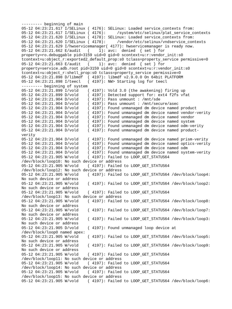 Logcat CSC Update Log | PDF | Utility Software | Unix