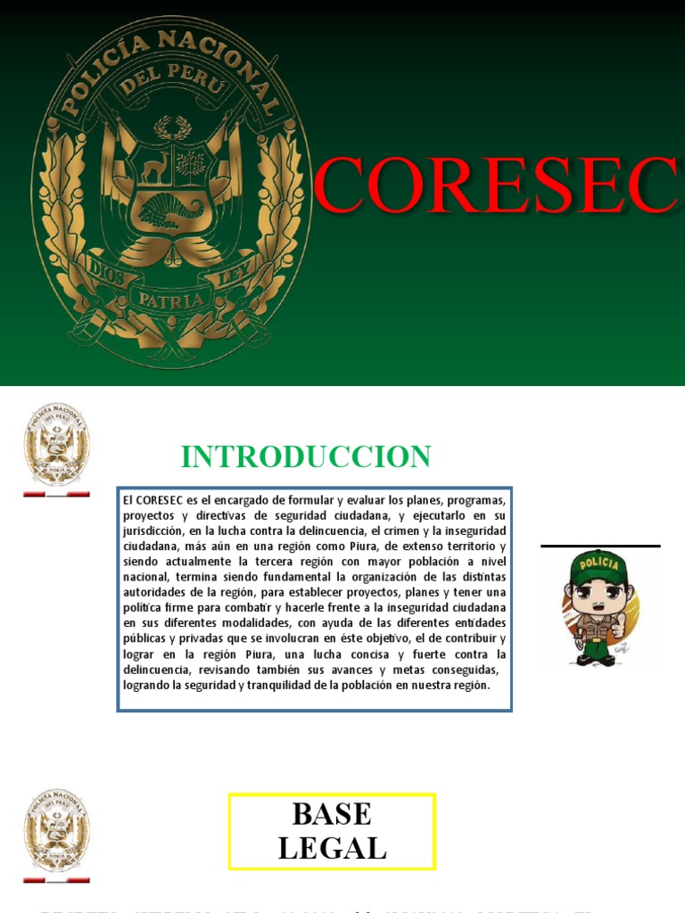 CORESEC | PDF | Policía | Valores