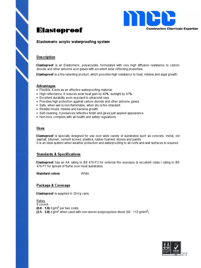 Elastoproof | PDF | Concrete | Paint