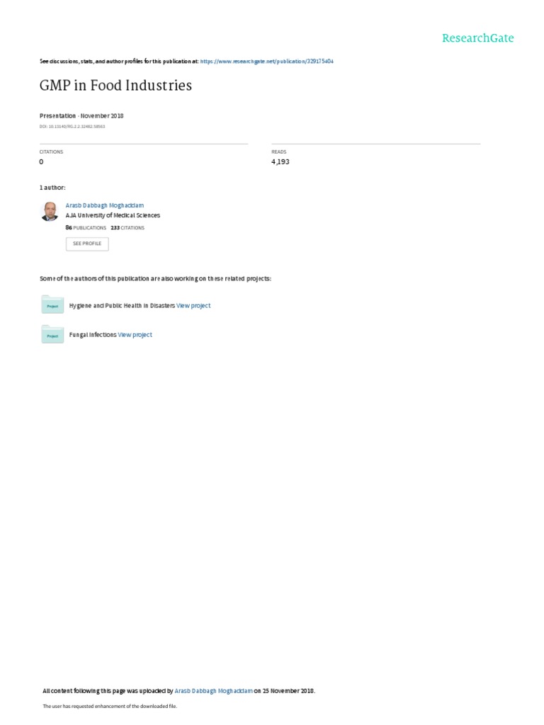 GMP Qom | PDF | Hand Washing | Clothing