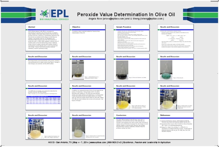 Peroxide Olive Final1 | PDF | Titration | Chemistry