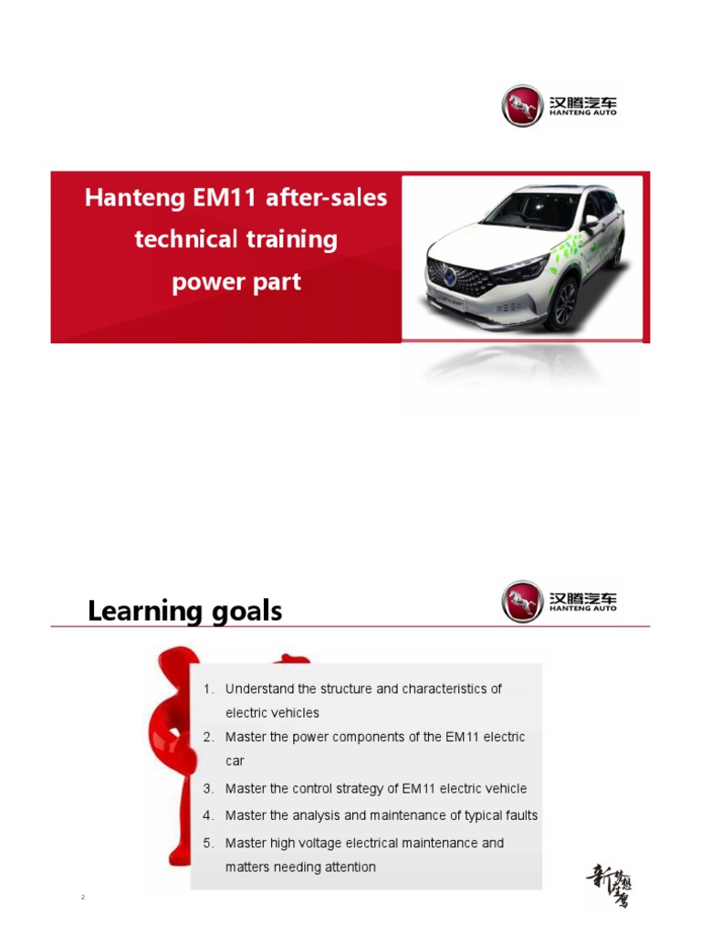 Hanteng EM11 After-Sales Technical Training - Power Part | PDF | Electric Power | Direct Current