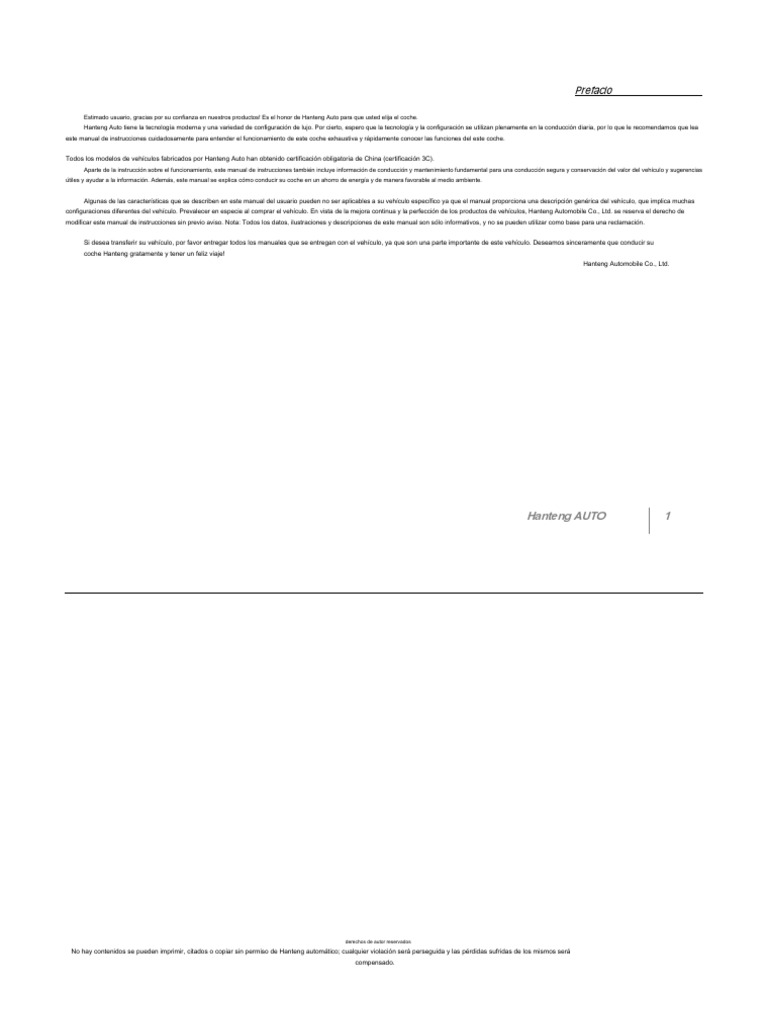 Hanteng x5 Manual | PDF | Airbag | Cinturón de seguridad