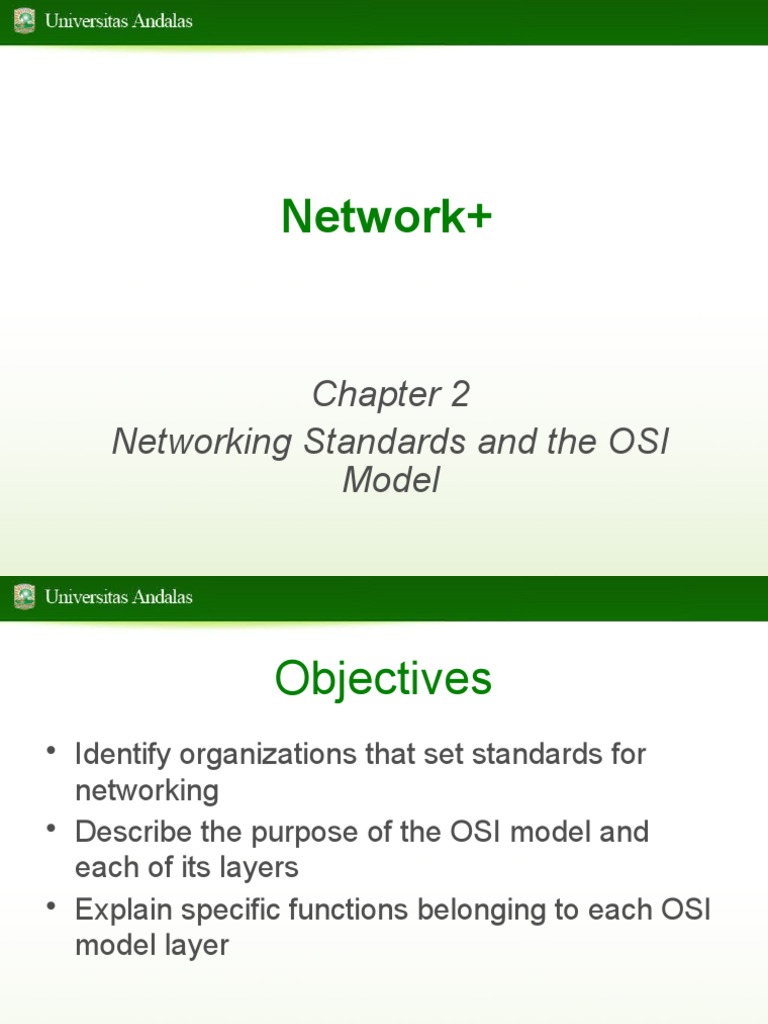 Ch2 - Networking Standards and The Osi Model | PDF | Osi Model | Computer Network