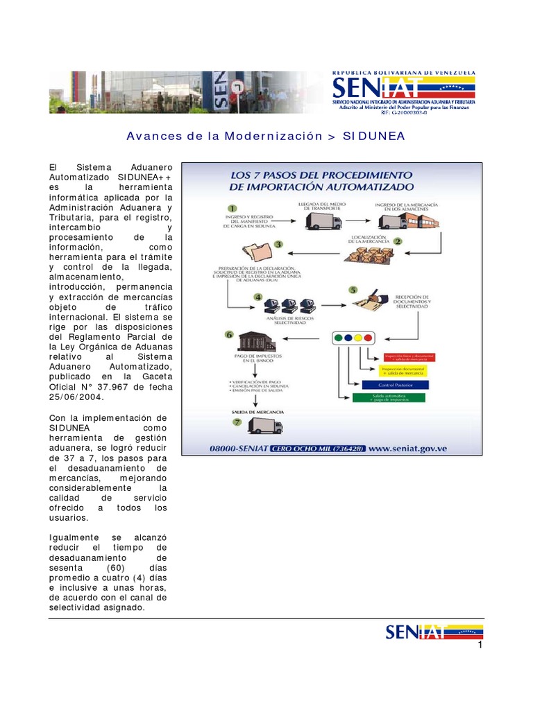 2.2.6.3.3avances Sidunea | PDF | aduana | Business