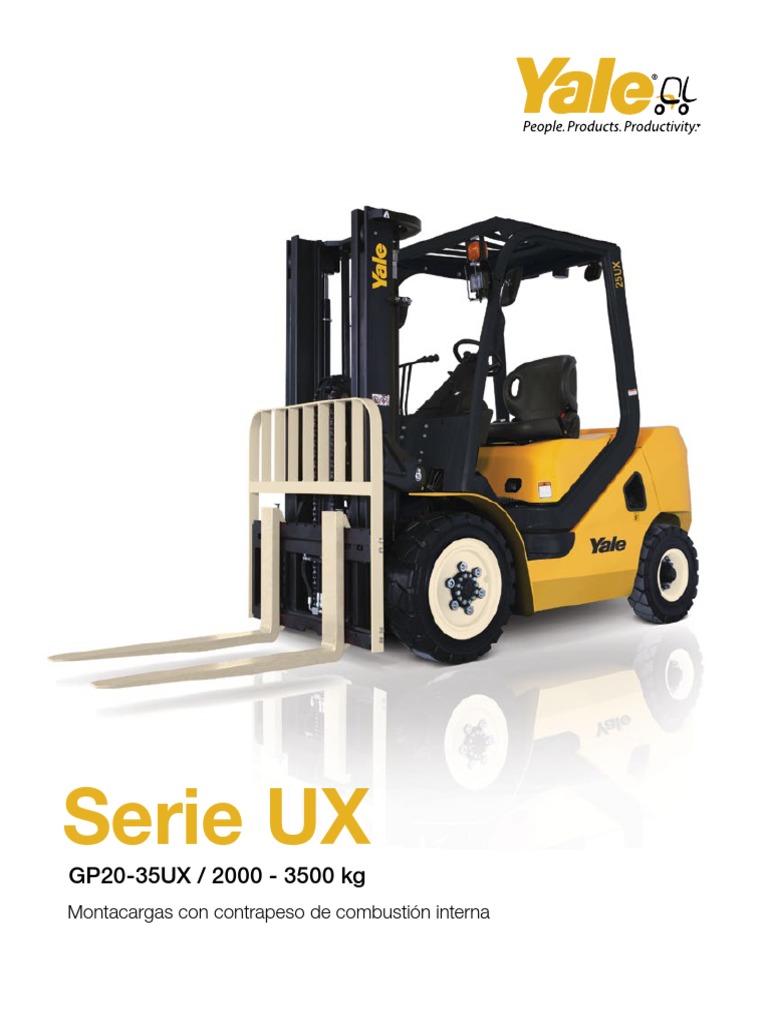 Catalogo Yale Gpd20-35ux | PDF | Máquina elevadora | Factores humanos y ...