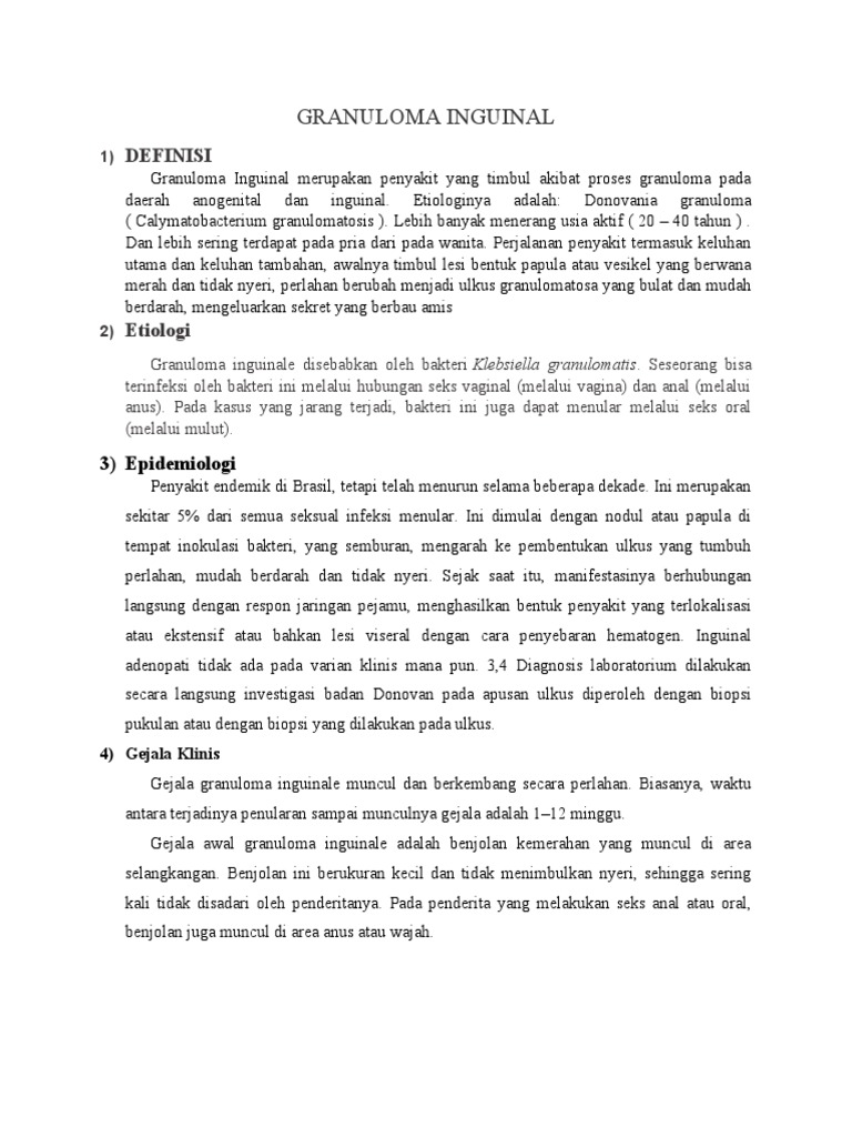Granuloma Inguinal | PDF