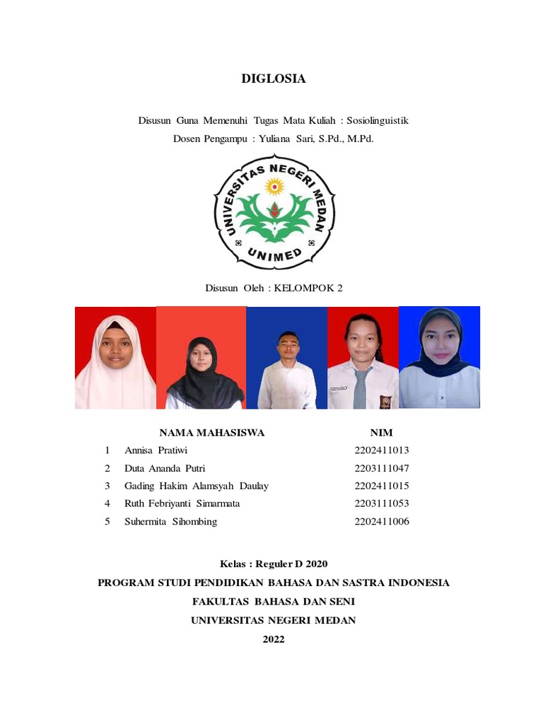 Diglosia - Kelompok 2 - Sosiolinguistik | PDF | Ilmu Sosial | Kajian ...