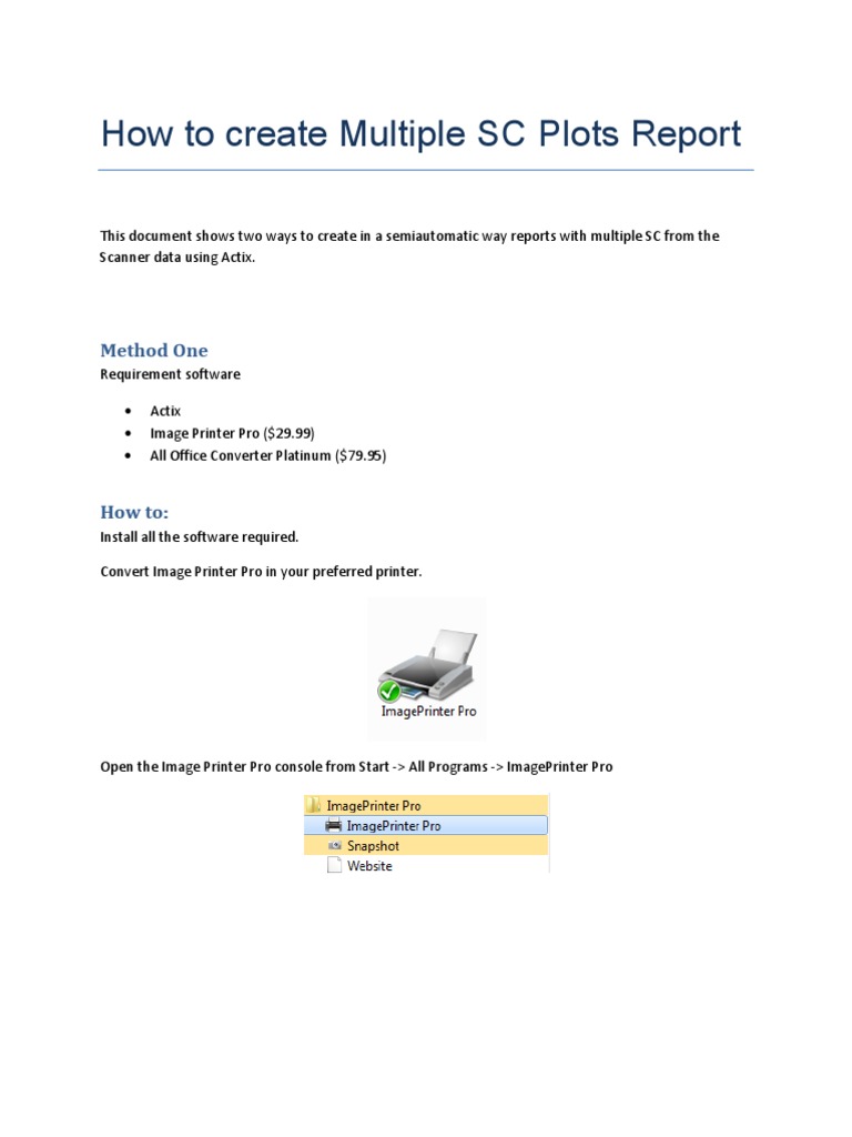 How To Create Multiple SC Reports | PDF | Computer File | Microsoft Windows