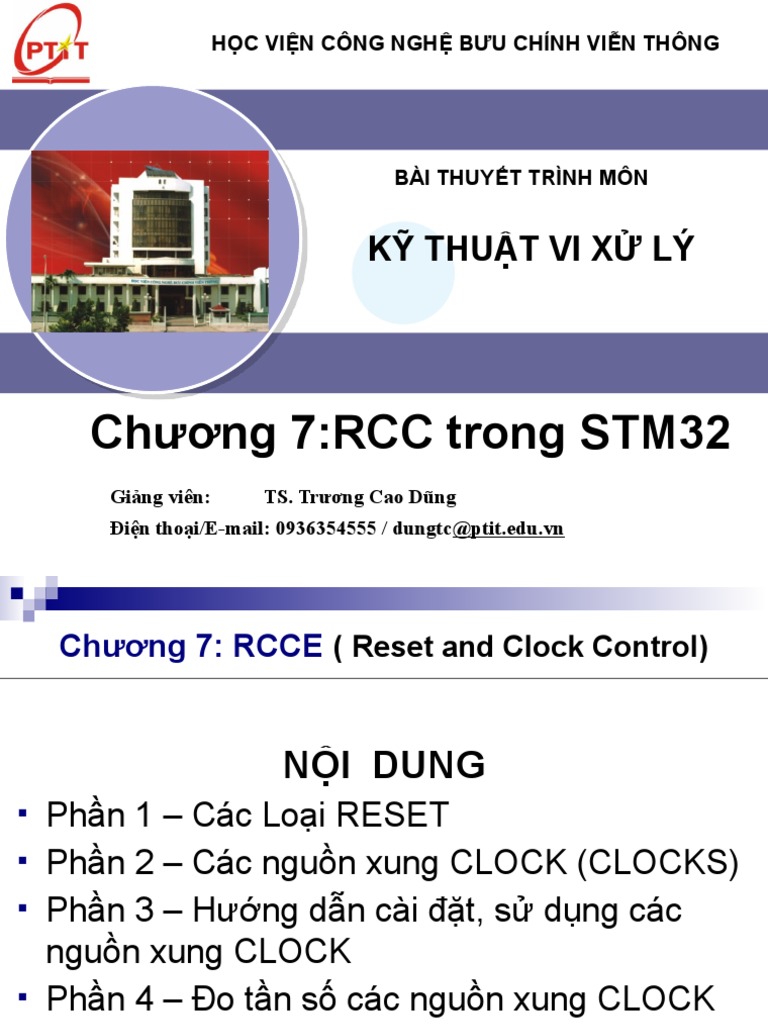 Chuong7 - Lap Trinh RCCE Trong STM32 | PDF