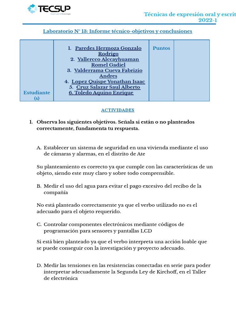L13 - It-Objetivos y Conclusiones | PDF | Informática
