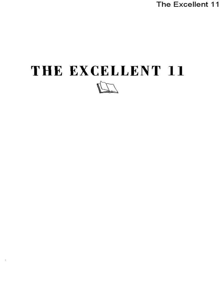 2.02 The Excellent 11 - Ron Clark | PDF